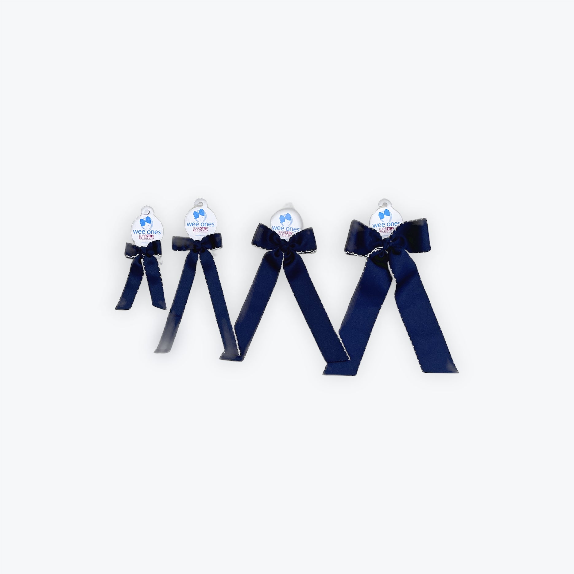 Navy Blue Moonstitch Streamers | The Saint Store